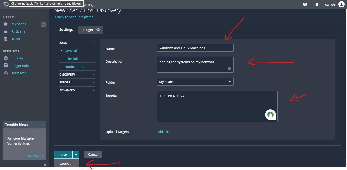 Sweshi's Cyber Security Tutorials | nessus tenable essentials tutorial