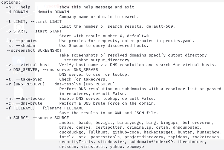 Sweshi's Cyber Security Tutorials | theHarvester tutorial and usage example